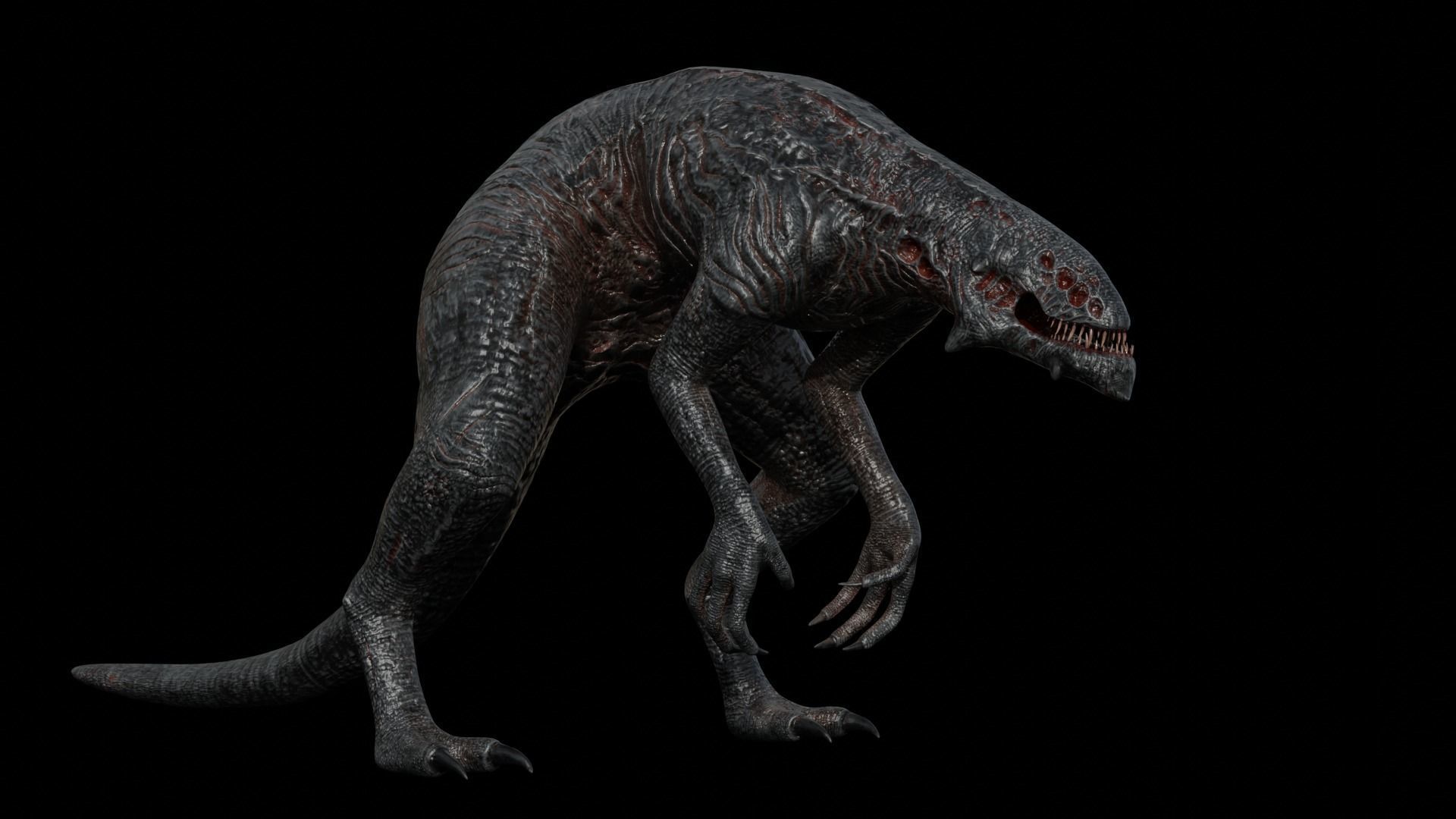 3D model Mutant alien creature VR / AR / low-poly | CGTrader