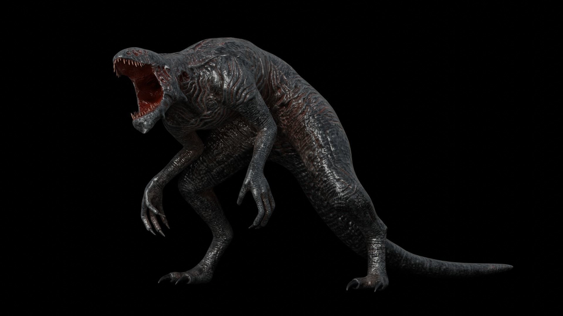 3D model Mutant alien creature VR / AR / low-poly | CGTrader