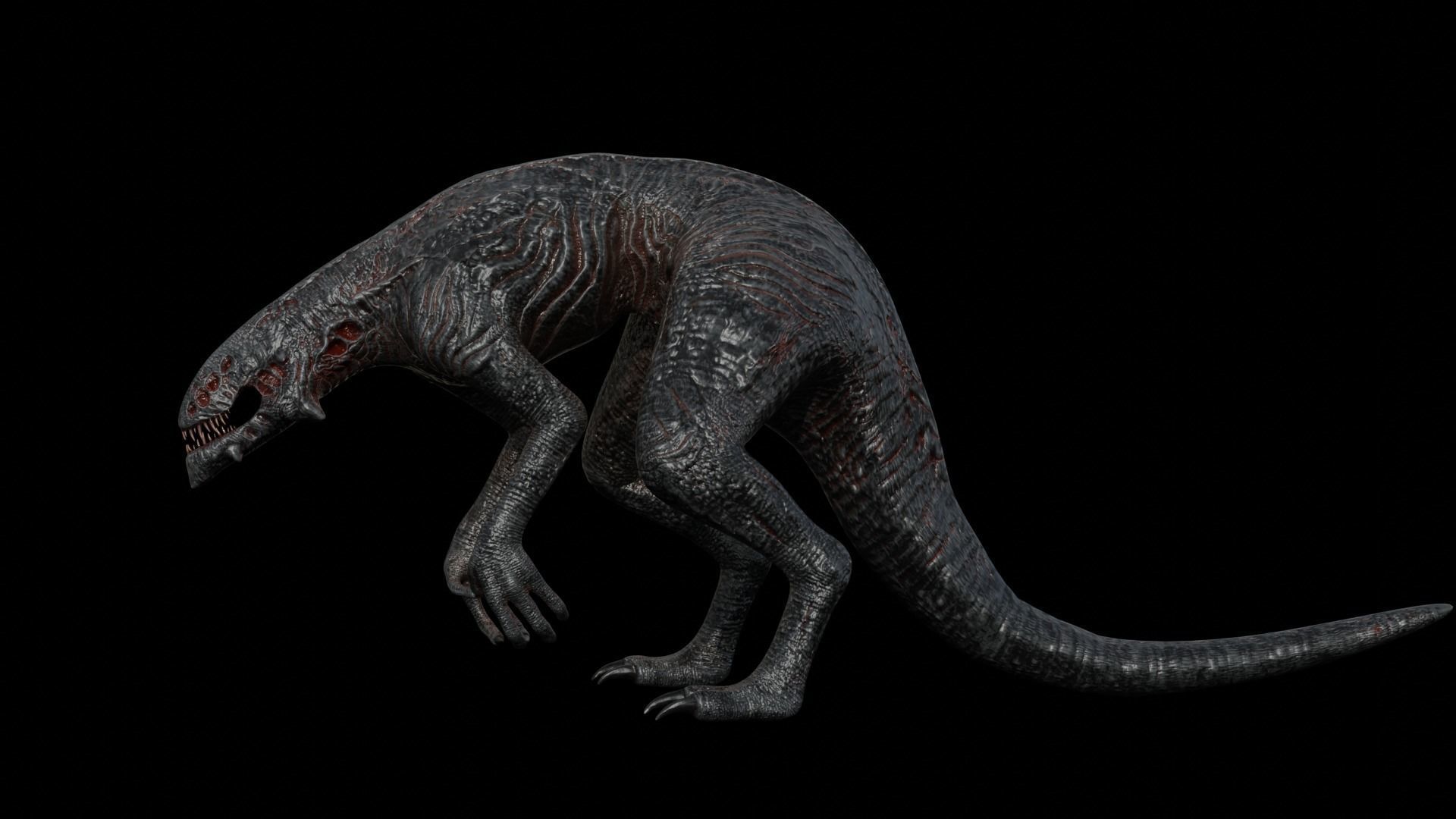 3D model Mutant alien creature VR / AR / low-poly | CGTrader