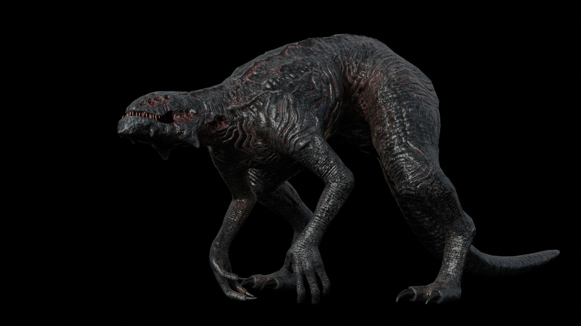 3D model Mutant alien creature VR / AR / low-poly | CGTrader