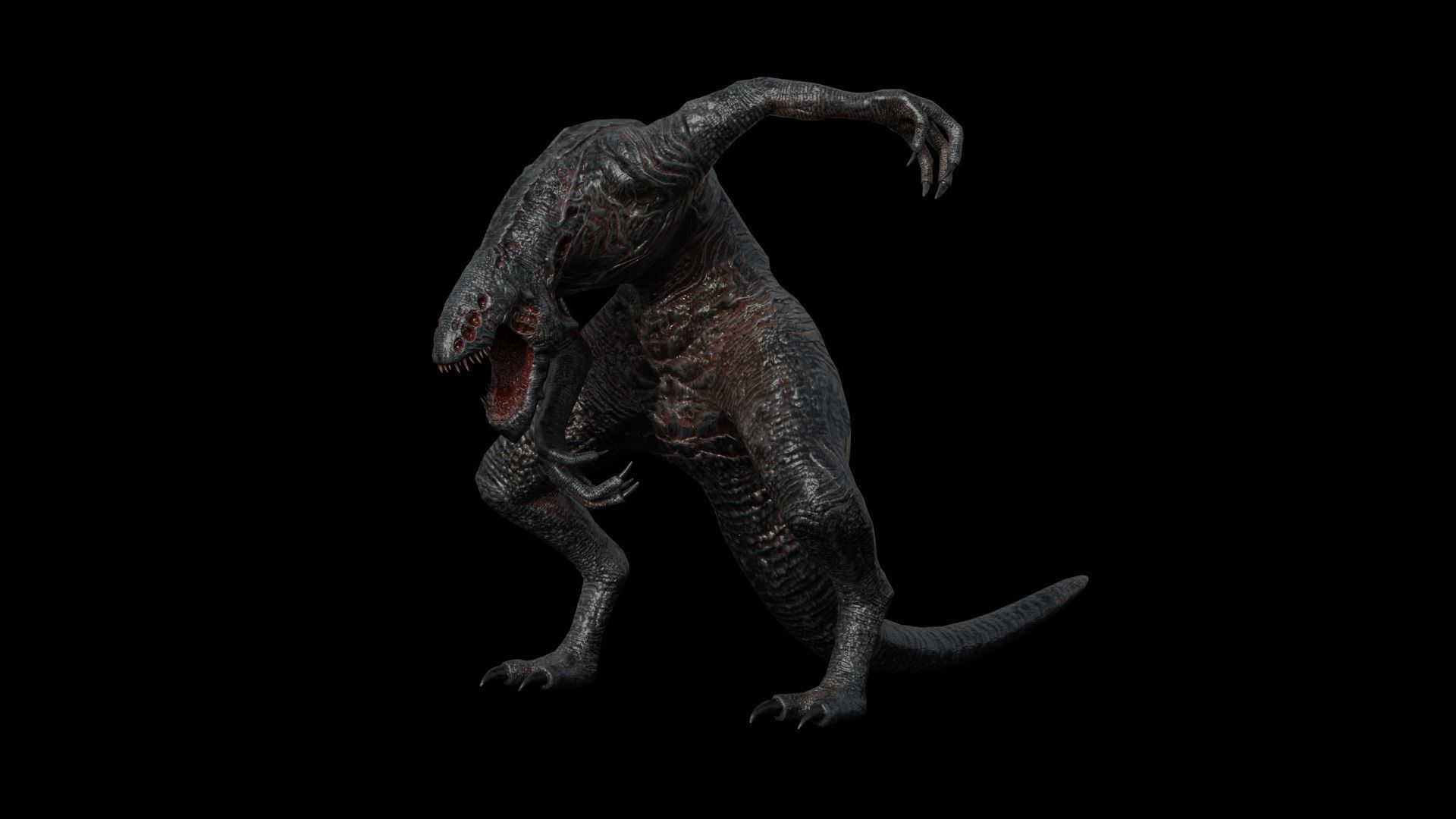 3D model Mutant alien creature VR / AR / low-poly | CGTrader
