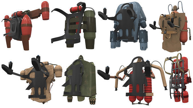 Jet pack 3D Model Collection | CGTrader