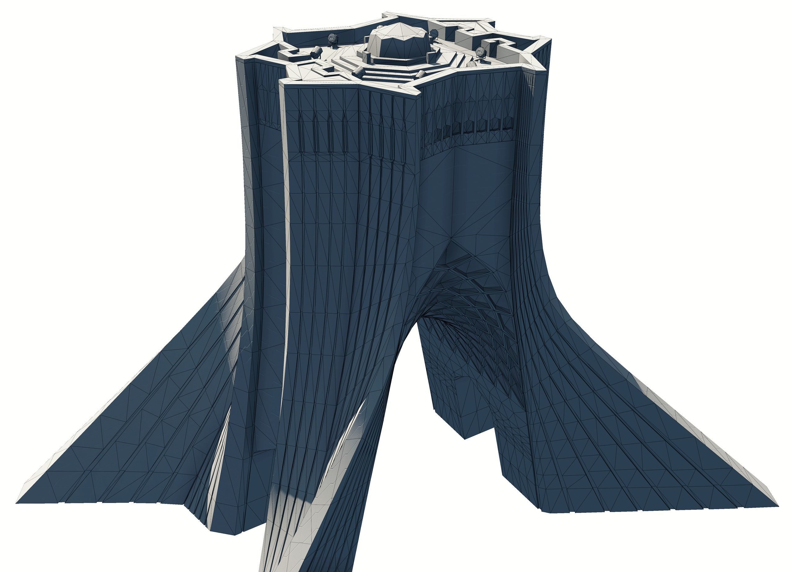 3D model Azadi Tower VR / AR / low-poly | CGTrader