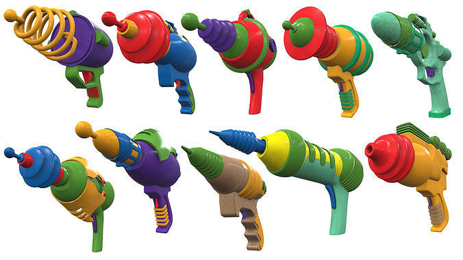 Toy laser ray gun 3D Model Collection | CGTrader