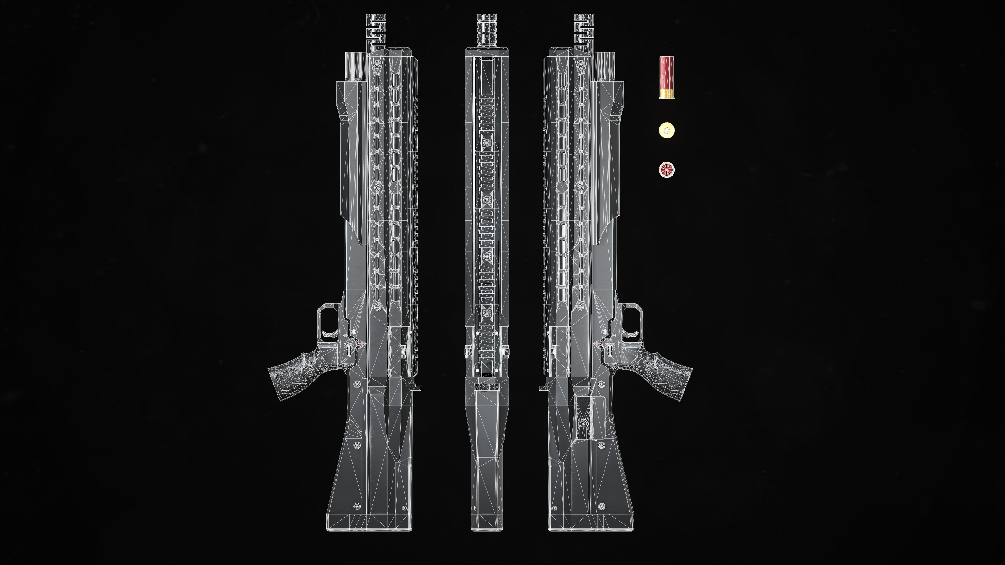 3D model UTS 15 Shotgun VR / AR / low-poly | CGTrader