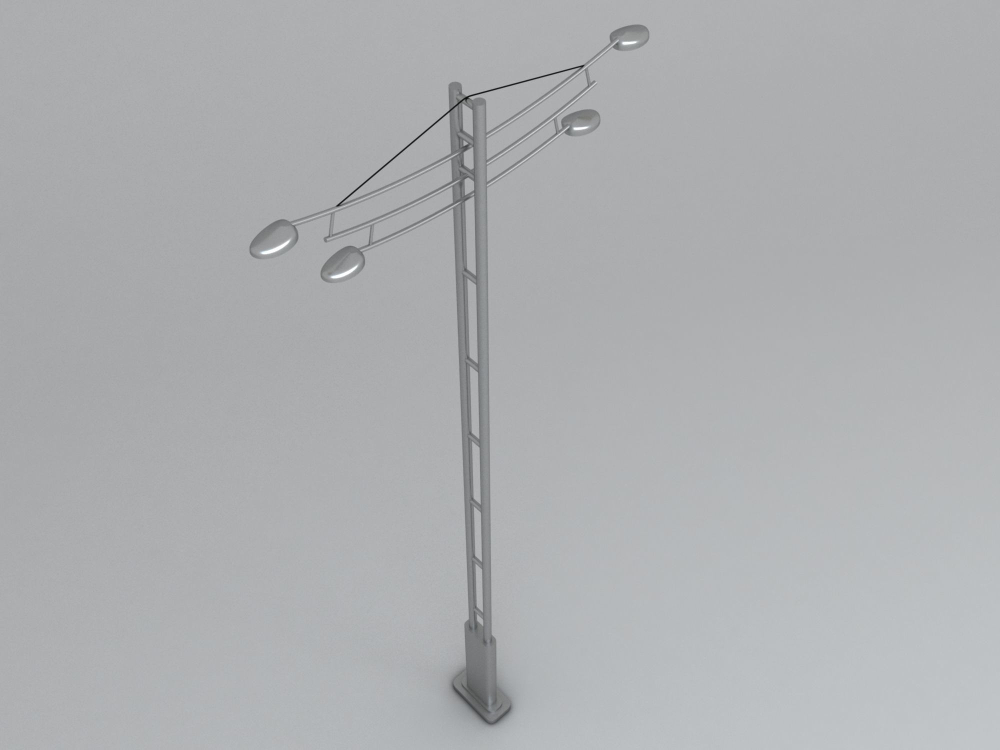 Street Light Pole 3D model | CGTrader