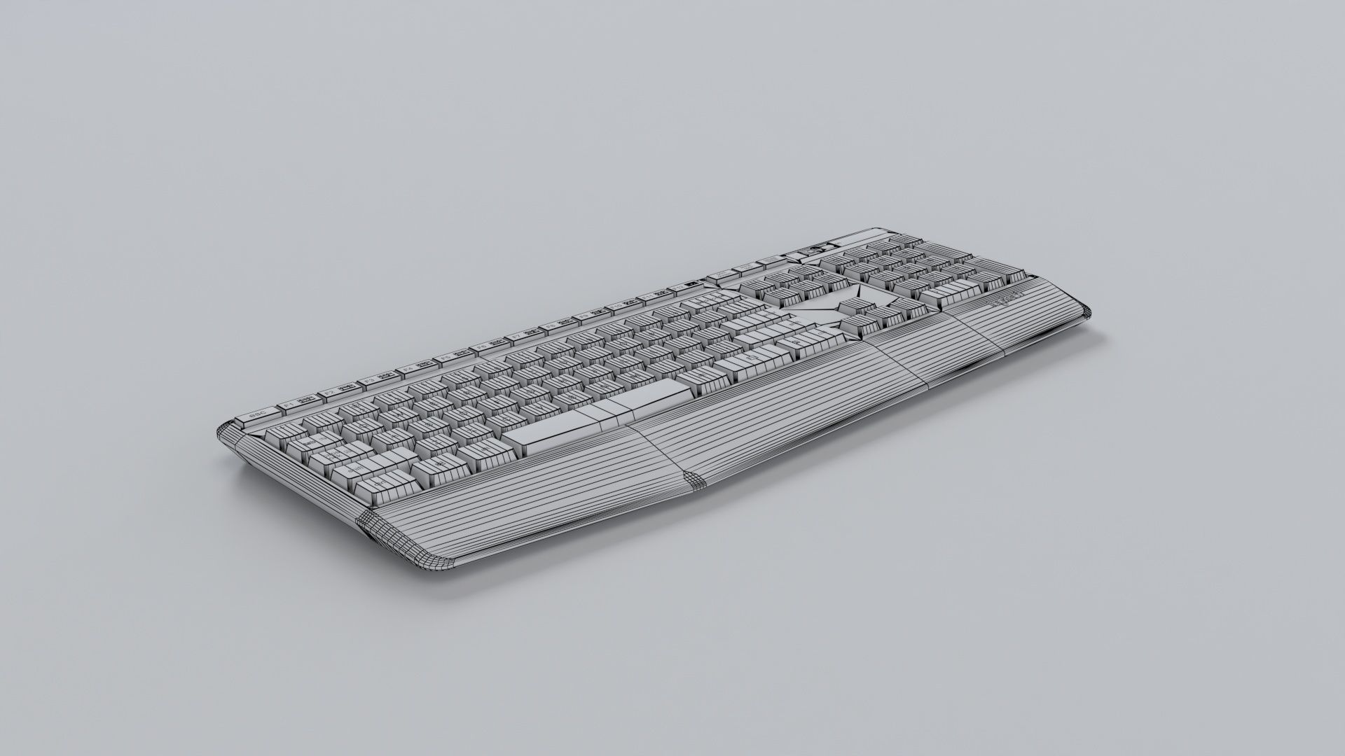 3D model Logitech keyboard 3d model VR / AR / low-poly | CGTrader