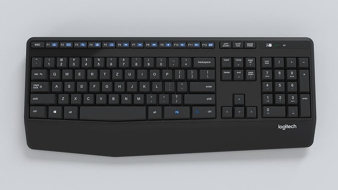 3D model Logitech keyboard 3d model VR / AR / low-poly | CGTrader