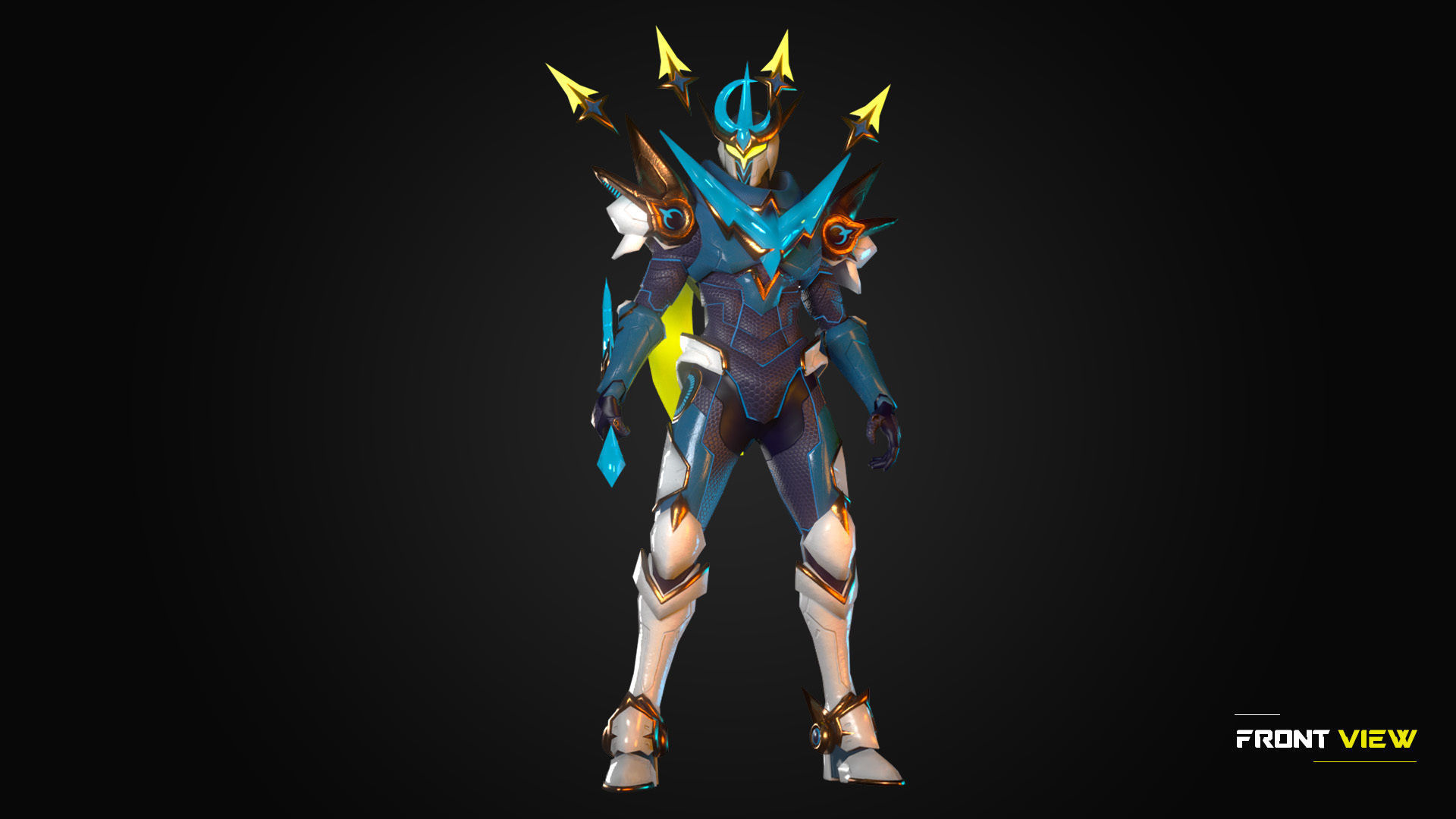 3D model Gusion Cosmic Gleam Mobile Legends Bang Bang Low Poly Model VR ...