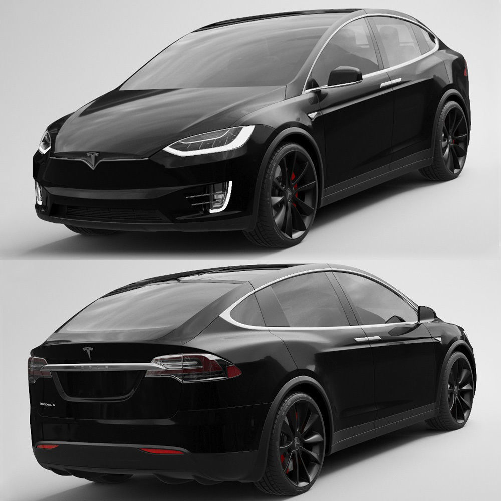 Tesla model X 3D model | CGTrader