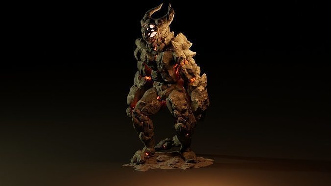 Rock Demon 3D model | CGTrader
