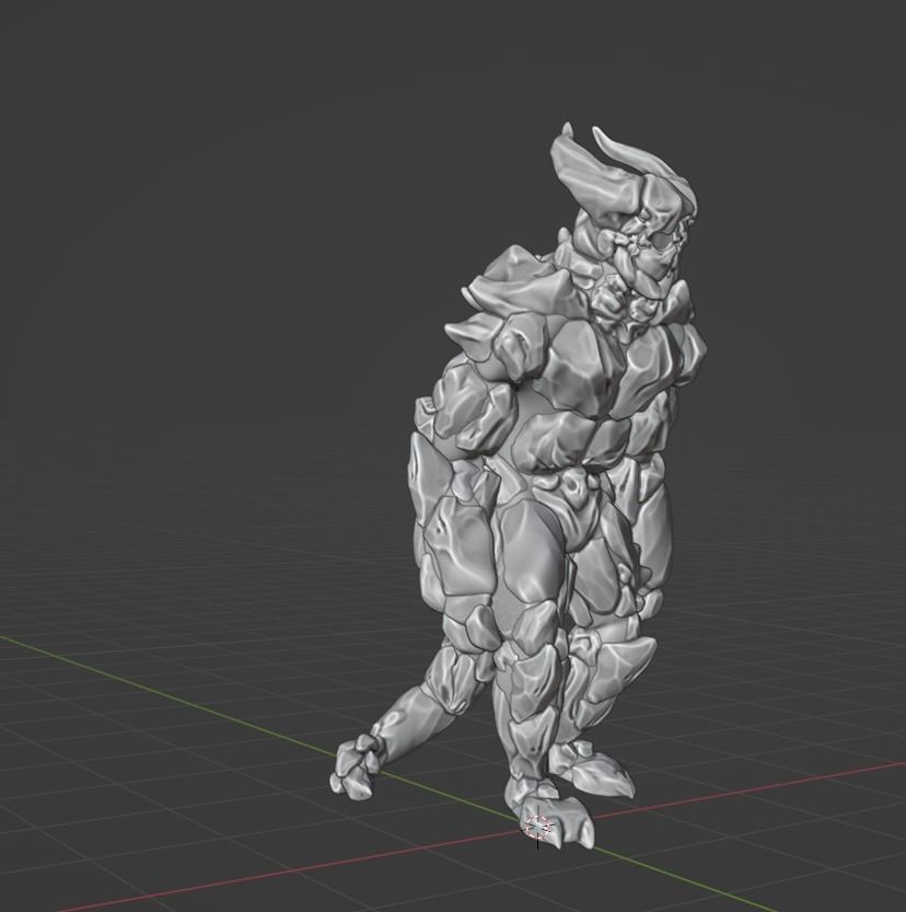 Rock Demon 3D model | CGTrader