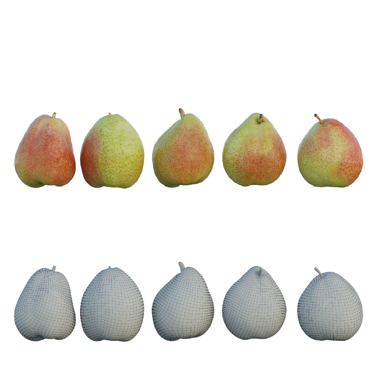 Cheeky pear 02 3D model | CGTrader