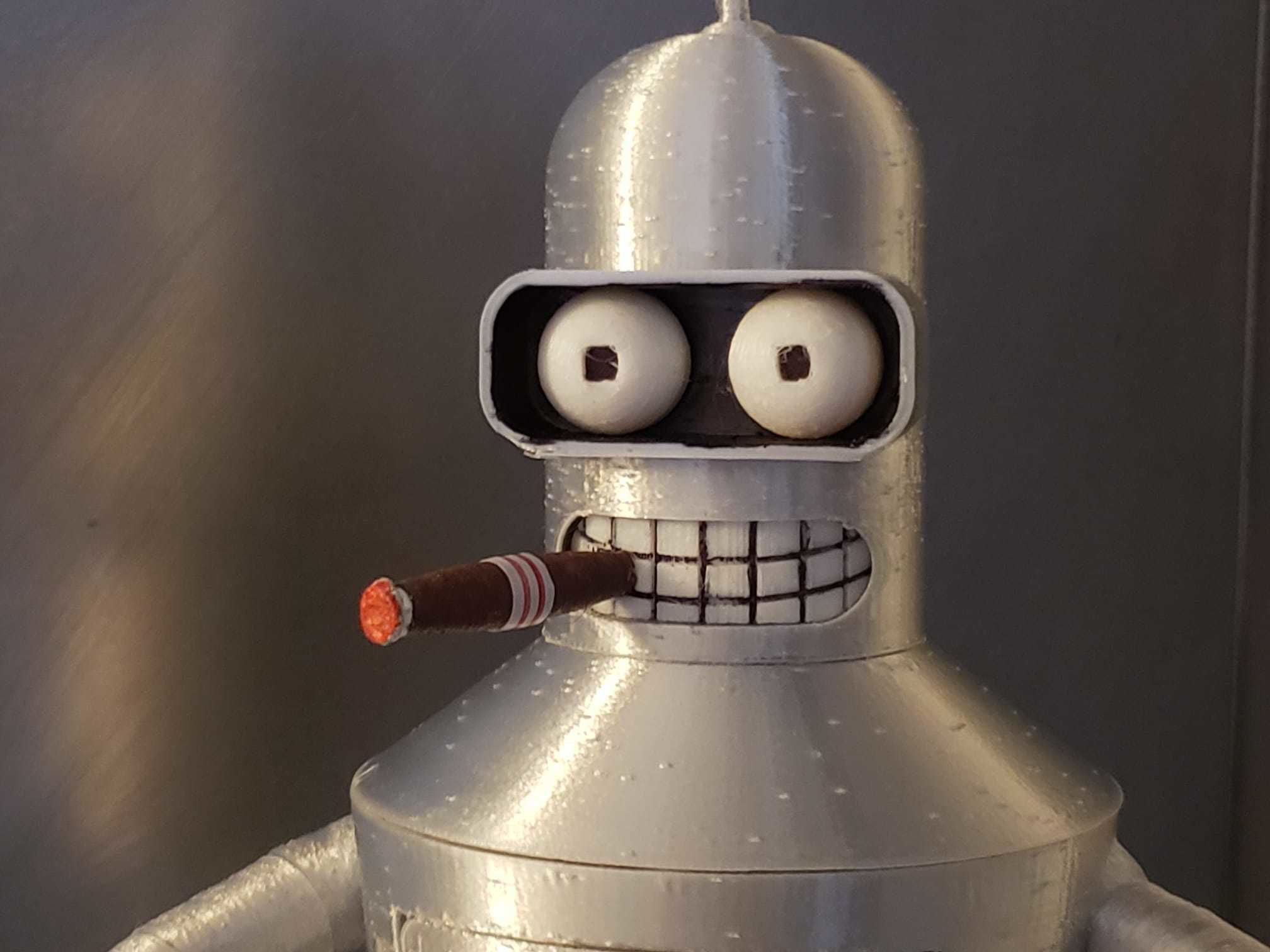 Bender Action Figure Futurama 3D model 3D printable | CGTrader