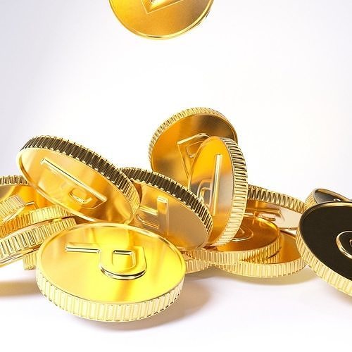 Point Coin Drop Animation 3D model animated rigged | CGTrader