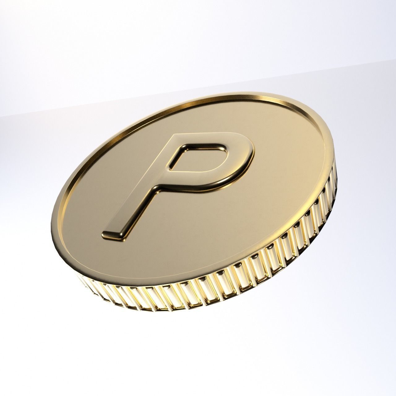 Single Point Coin 3D model | CGTrader