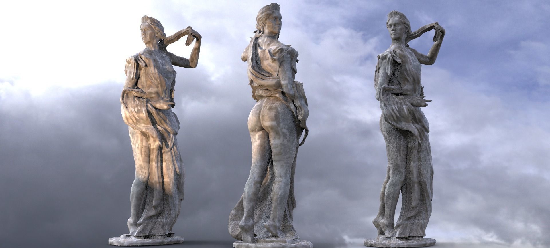 Aphrodite 3D Sculpture 3 3D model | CGTrader