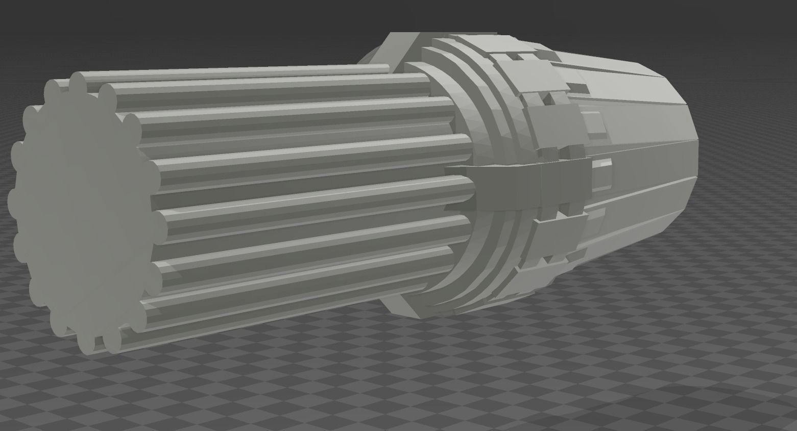 Engine - Thruster for spacecraft or spaceship 3D model | CGTrader