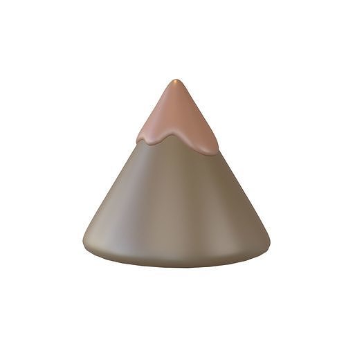 3D model Cartoon Mountain V2 002 VR / AR / low-poly | CGTrader