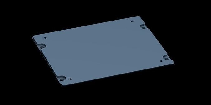 AIRBUS A320 OVERHEAD - DOWN BLANK RIGHT PANEL 3D model 3D printable ...