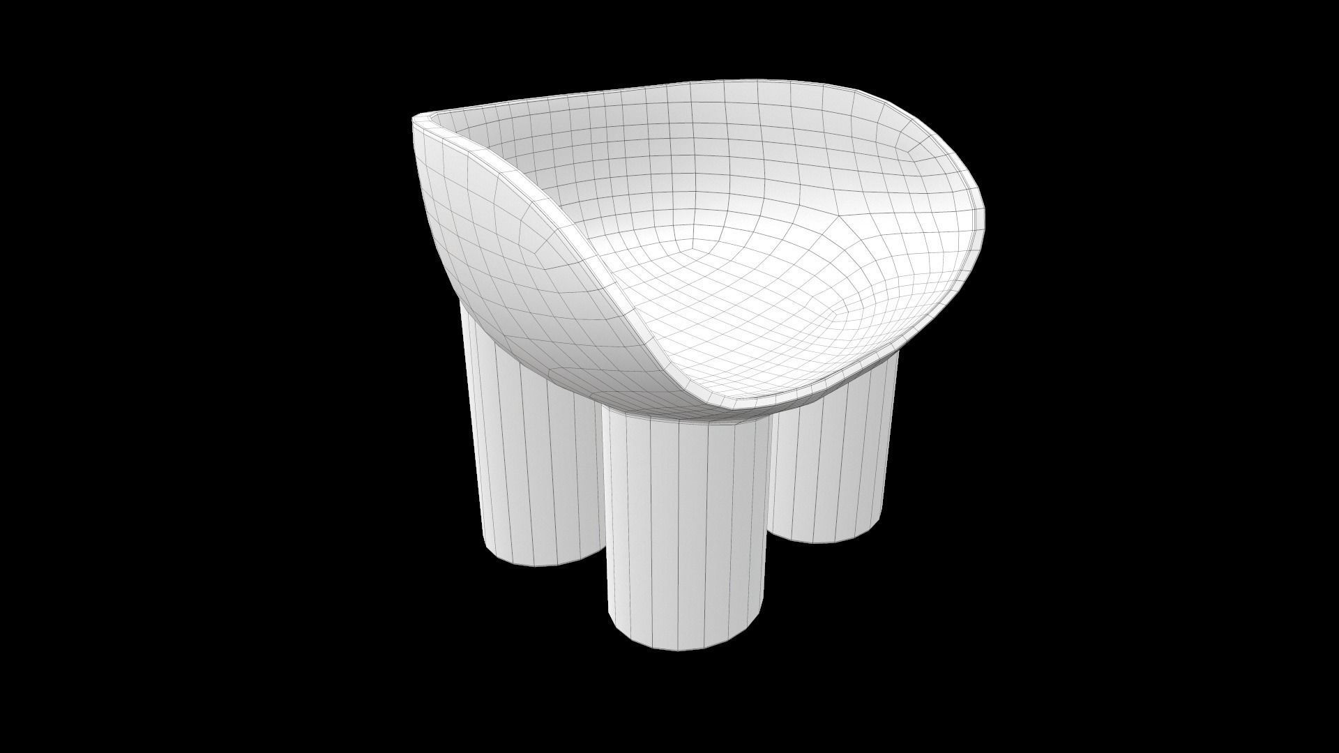 3D model Roly Poly Chair 3D model VR / AR / low-poly | CGTrader