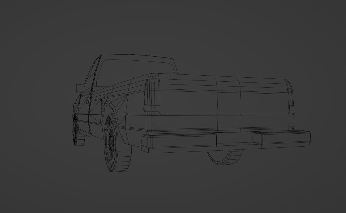 3D model Chevrolet Luv 1992 VR / AR / low-poly | CGTrader