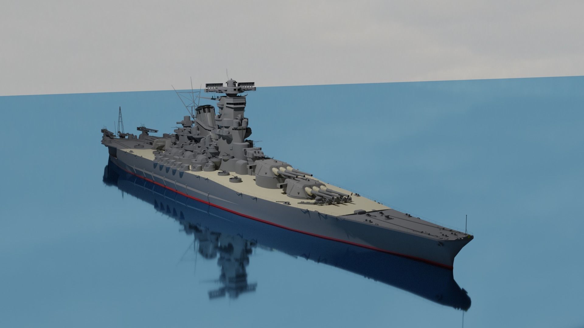 IJN yamato 3D model | CGTrader