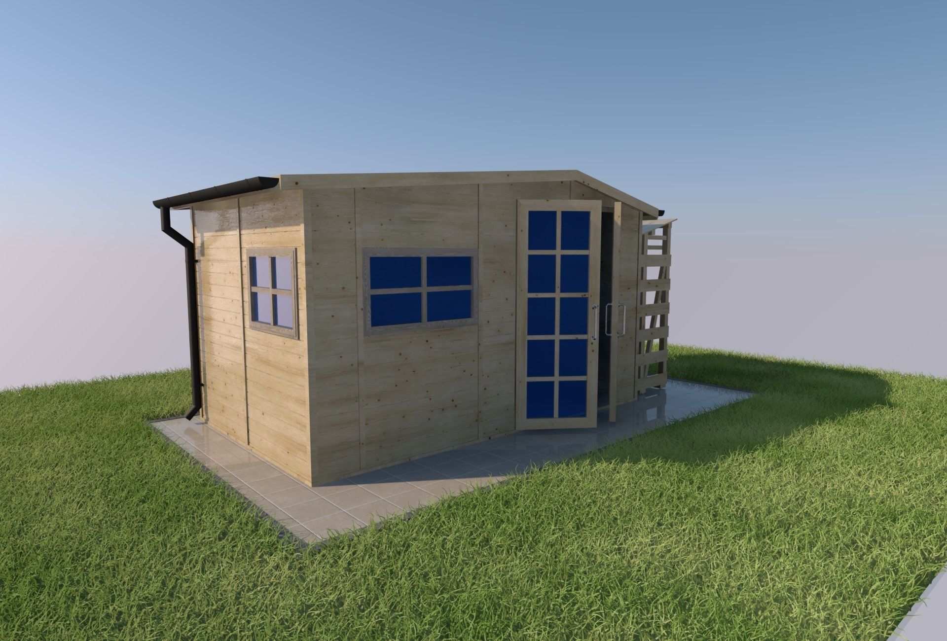 bower garden house 3d model sketchup and many other 3D model | CGTrader