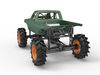 Diecast Mud truck 2 Scale 1 to 25 3D model 3D printable | CGTrader