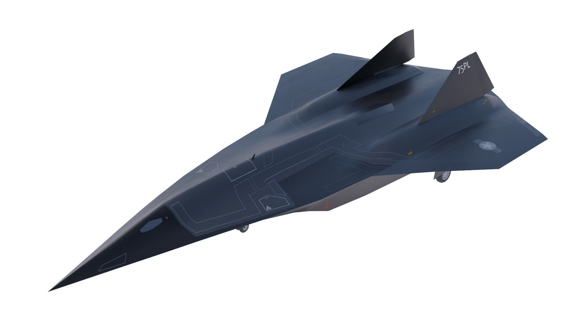3D model Lockheed SR-72 Darkstar VR / AR / low-poly | CGTrader