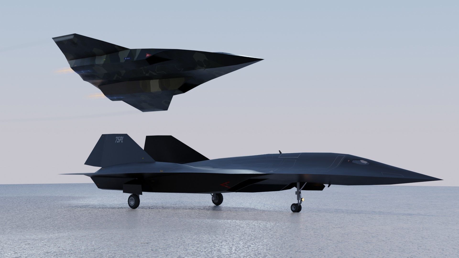 3D model Lockheed SR-72 Darkstar VR / AR / low-poly | CGTrader