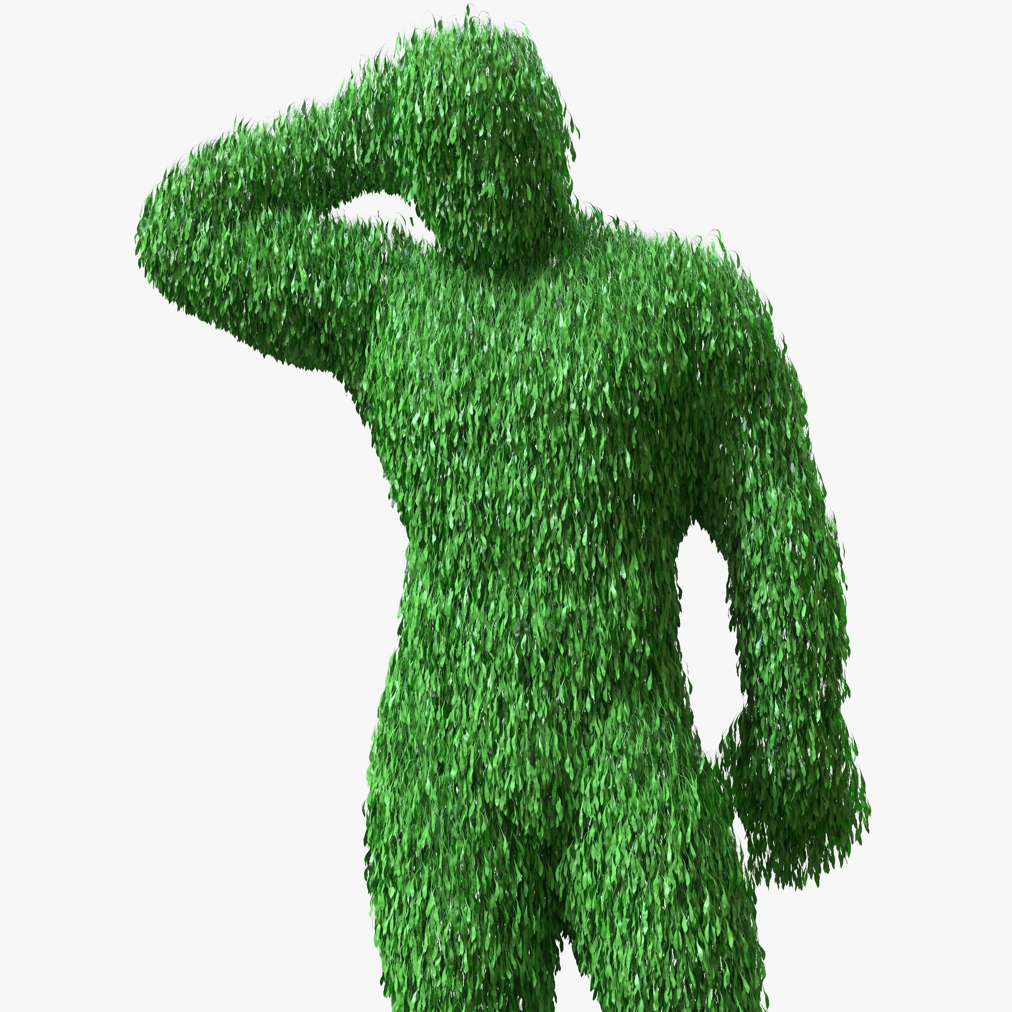 Human Topiary Garden Sculptures 3D model | CGTrader