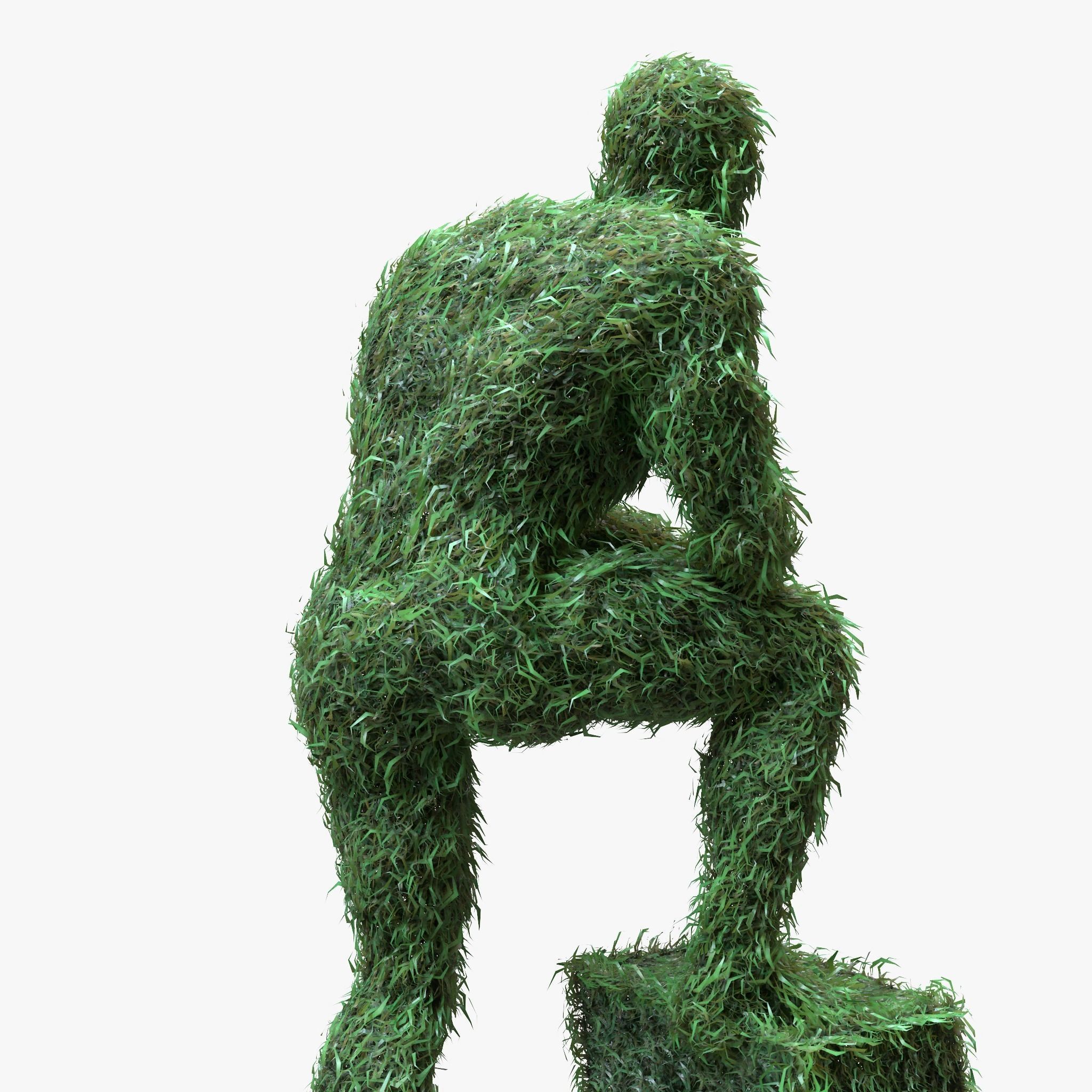 Human Topiary Garden Sculptures 3D model | CGTrader