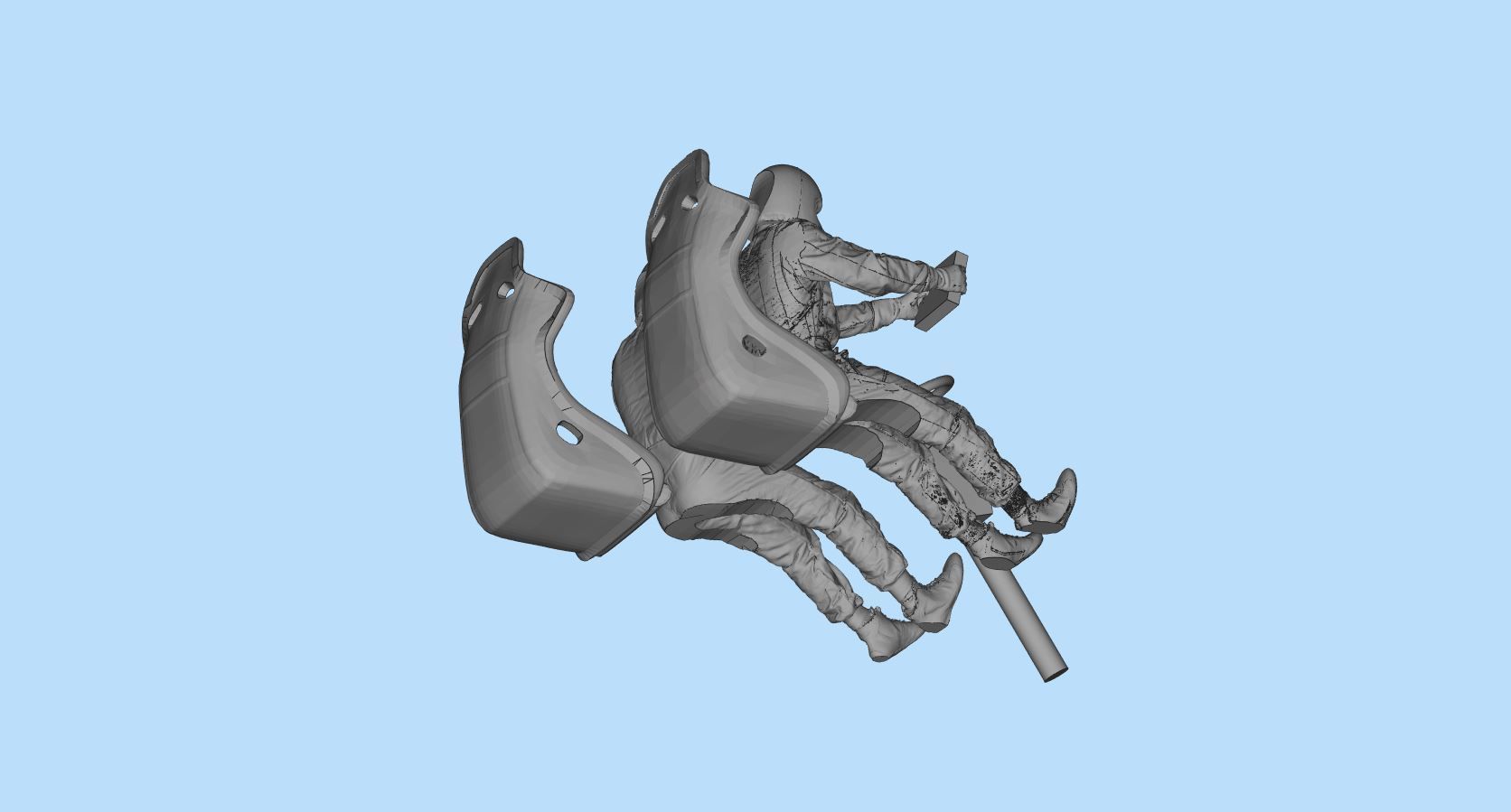 3D print ready Pilot Rally race car male Racing Driver 3D model 3D ...