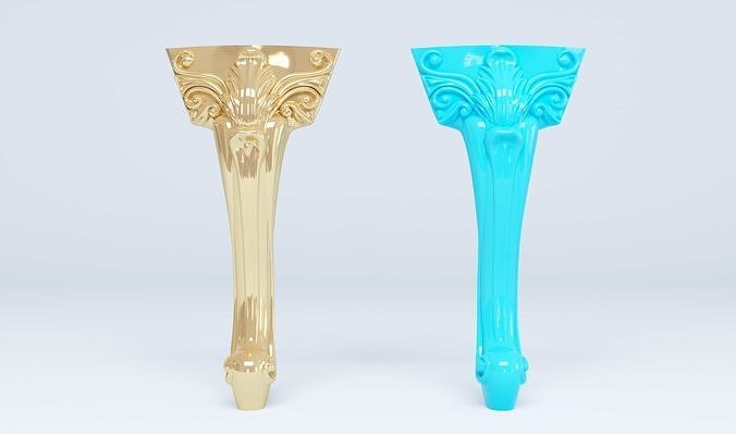 chair leg 3D model 3D printable | CGTrader