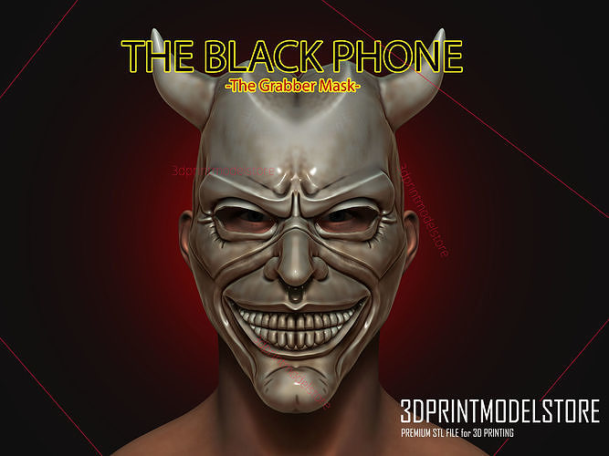 The Grabber Mask Black Phone Movie - Halloween Cosplay Mask 3D model 3D ...
