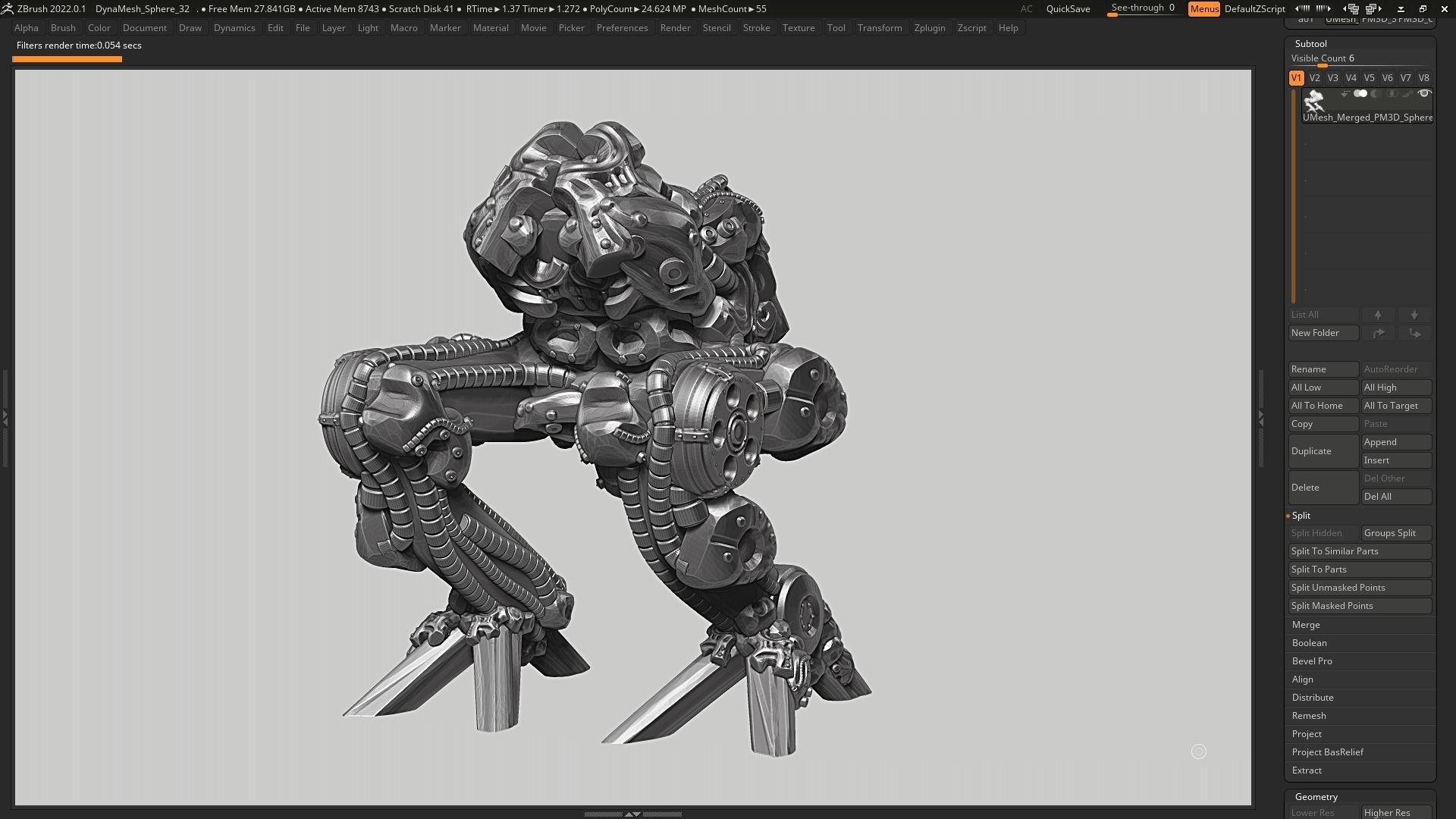 robot skull head a13 3d print model 3D model 3D printable | CGTrader