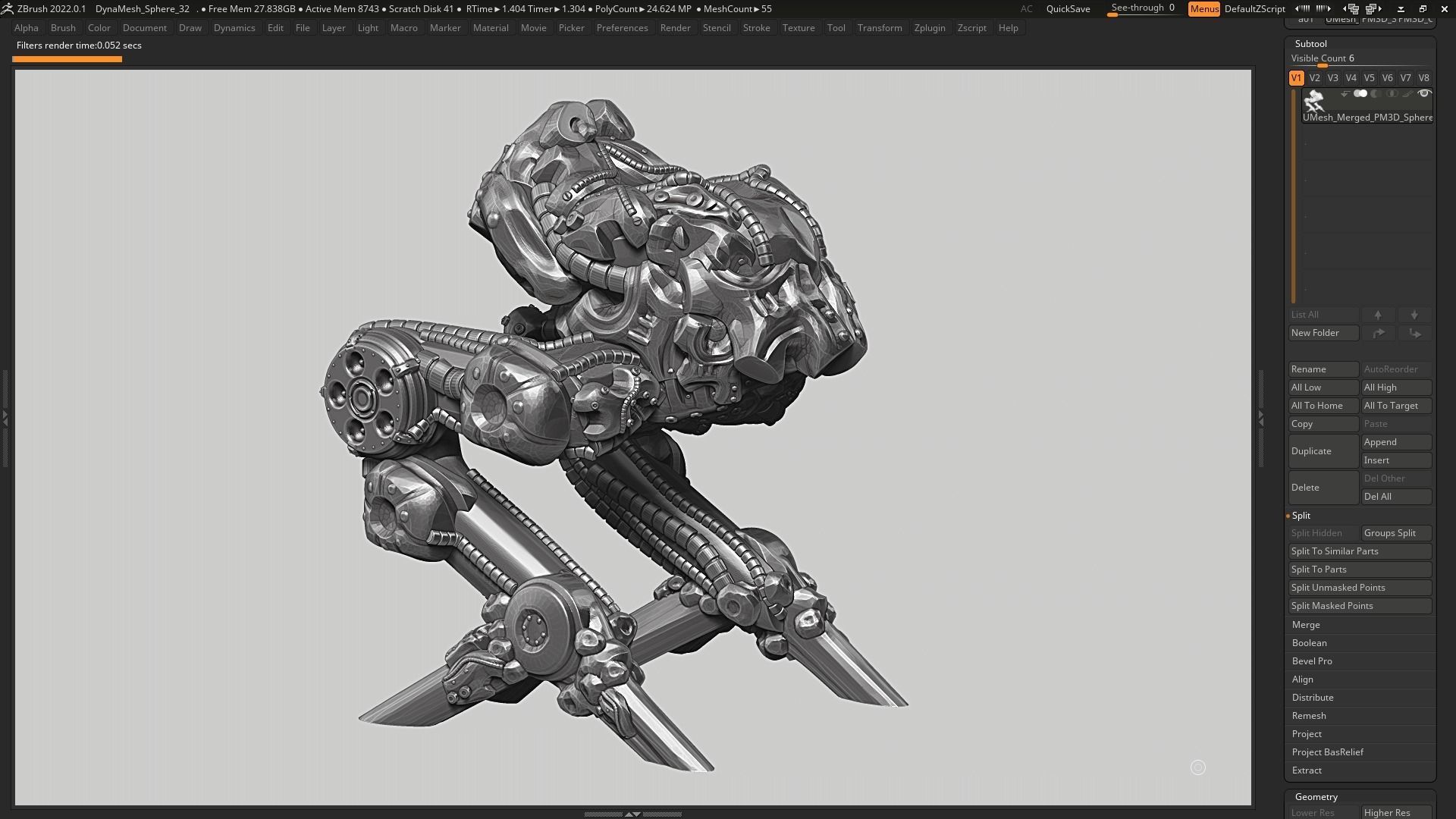 robot skull head a13 3d print model 3D model 3D printable | CGTrader