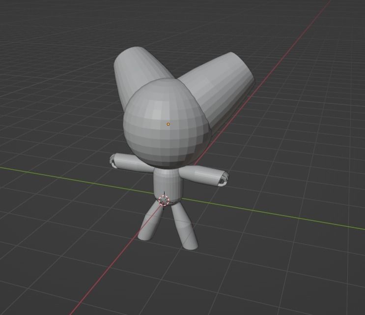 3D model robotkid robotboy lowpoly and highpole VR / AR / low-poly ...