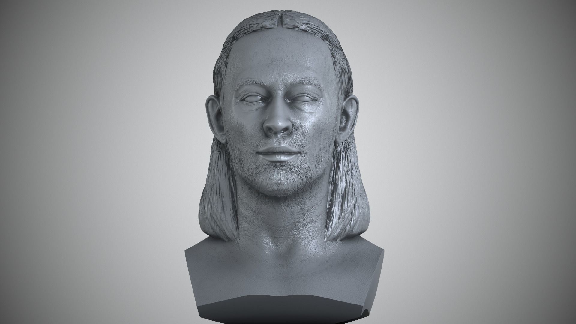 Thom Yorke 3D model 3D printable | CGTrader