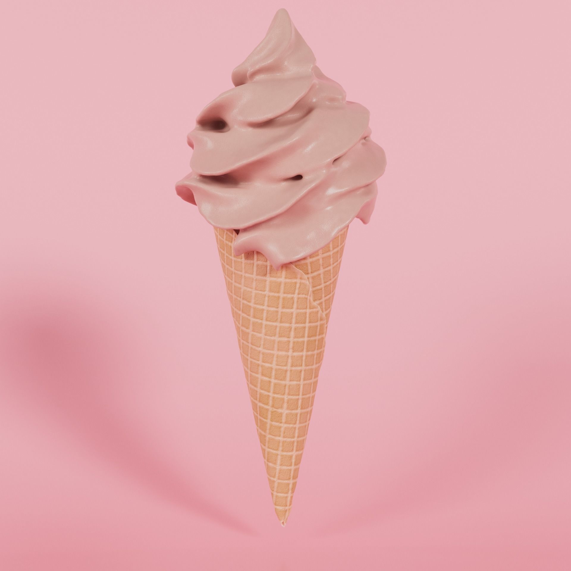 Soft Serve Ice Cream FBX and textures 3D model | CGTrader