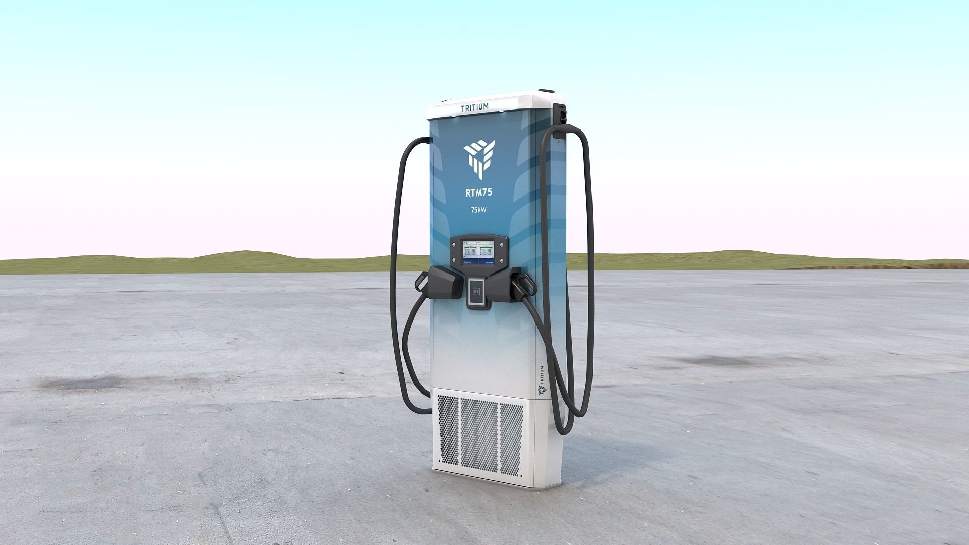 Tritium RTM DC Charger 75kW 3D model | CGTrader