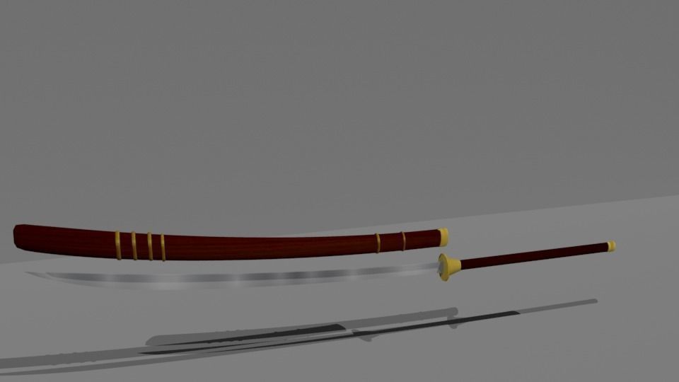 3D model SwordThailand samurai sword VR / AR / low-poly | CGTrader