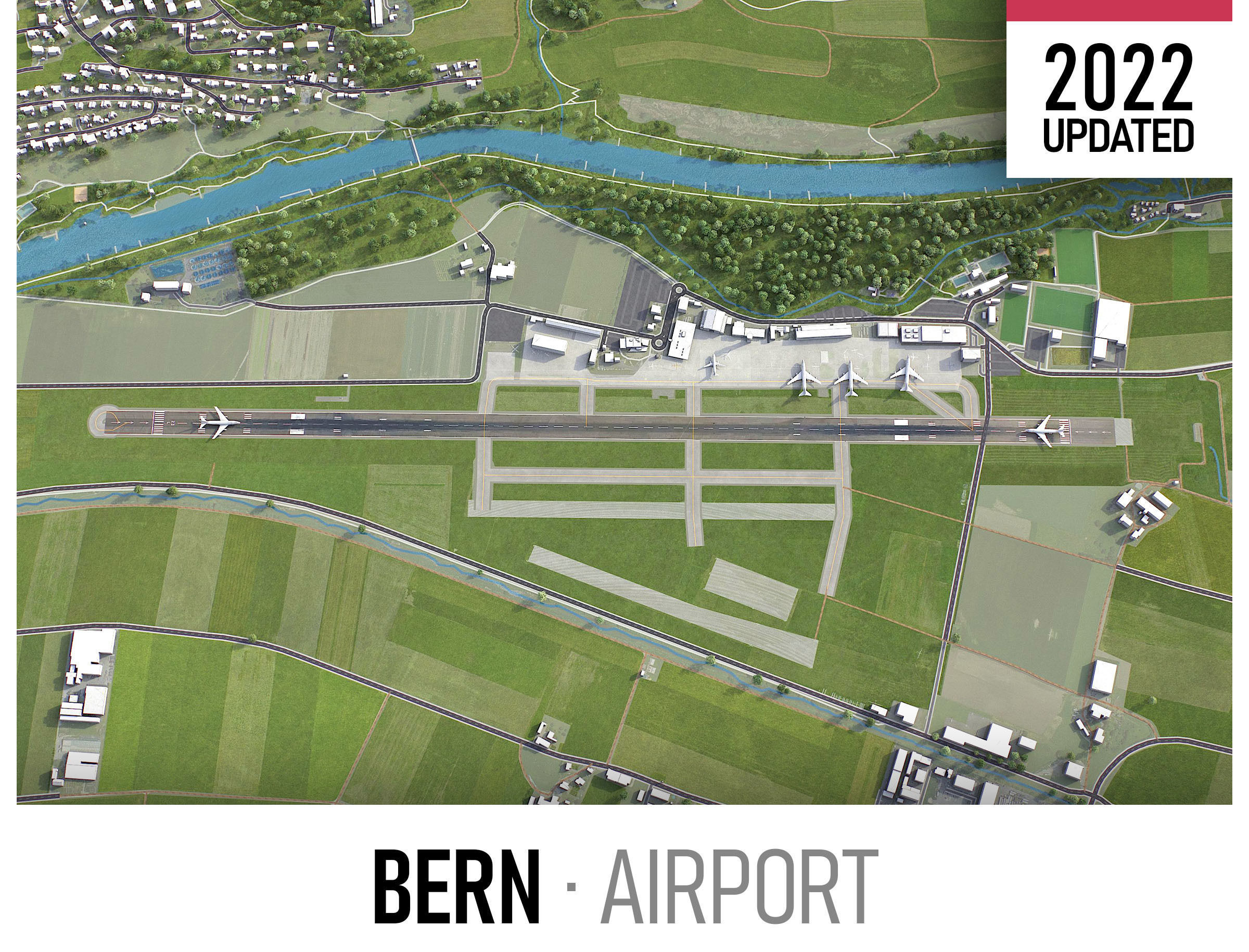3D model Bern Airport VR / AR / low-poly | CGTrader
