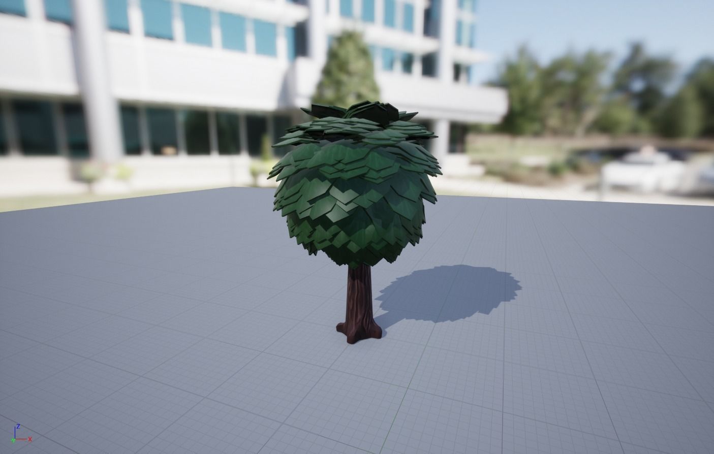 3D model Stylized Leaf Tree collections in the style of Animal Crossing ...