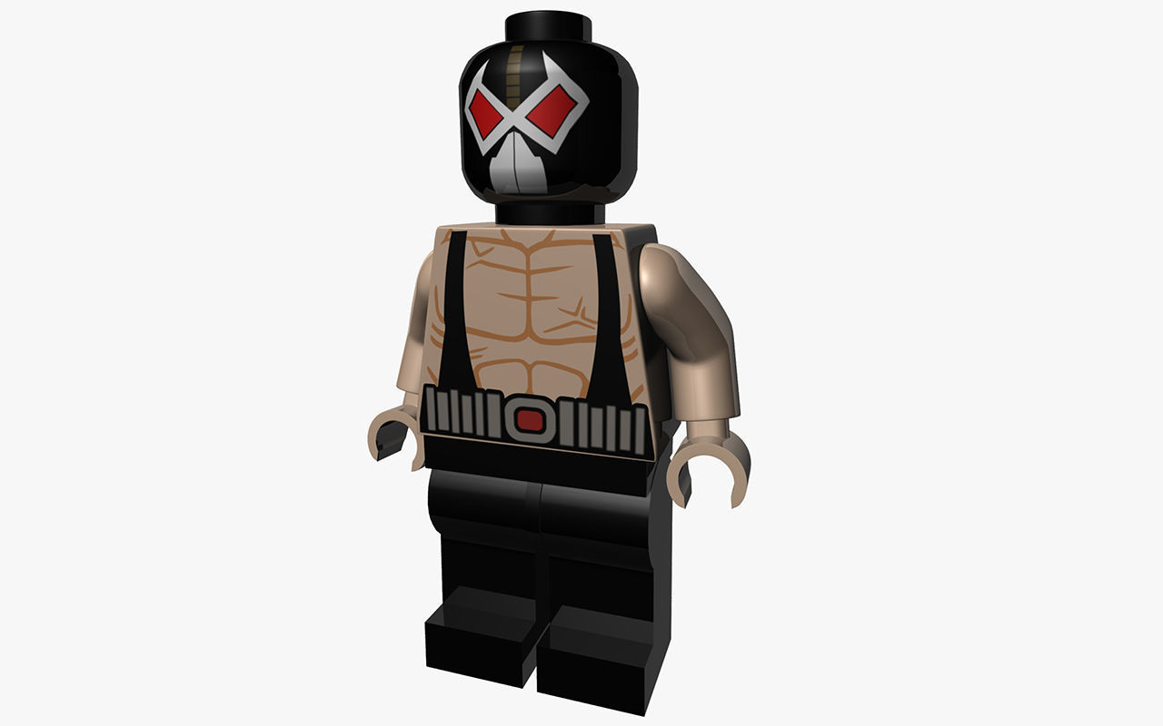 LEGO Bane 3D model rigged | CGTrader