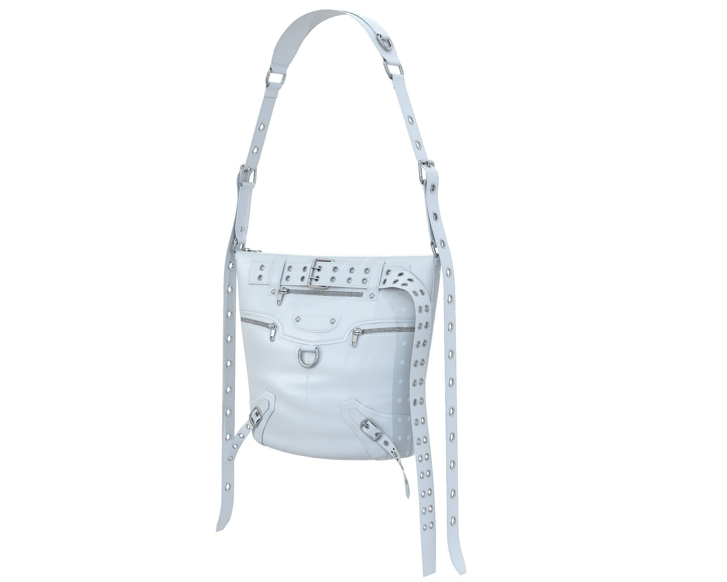 3D model Balenciaga Emo Bucket Bag VR / AR / low-poly | CGTrader