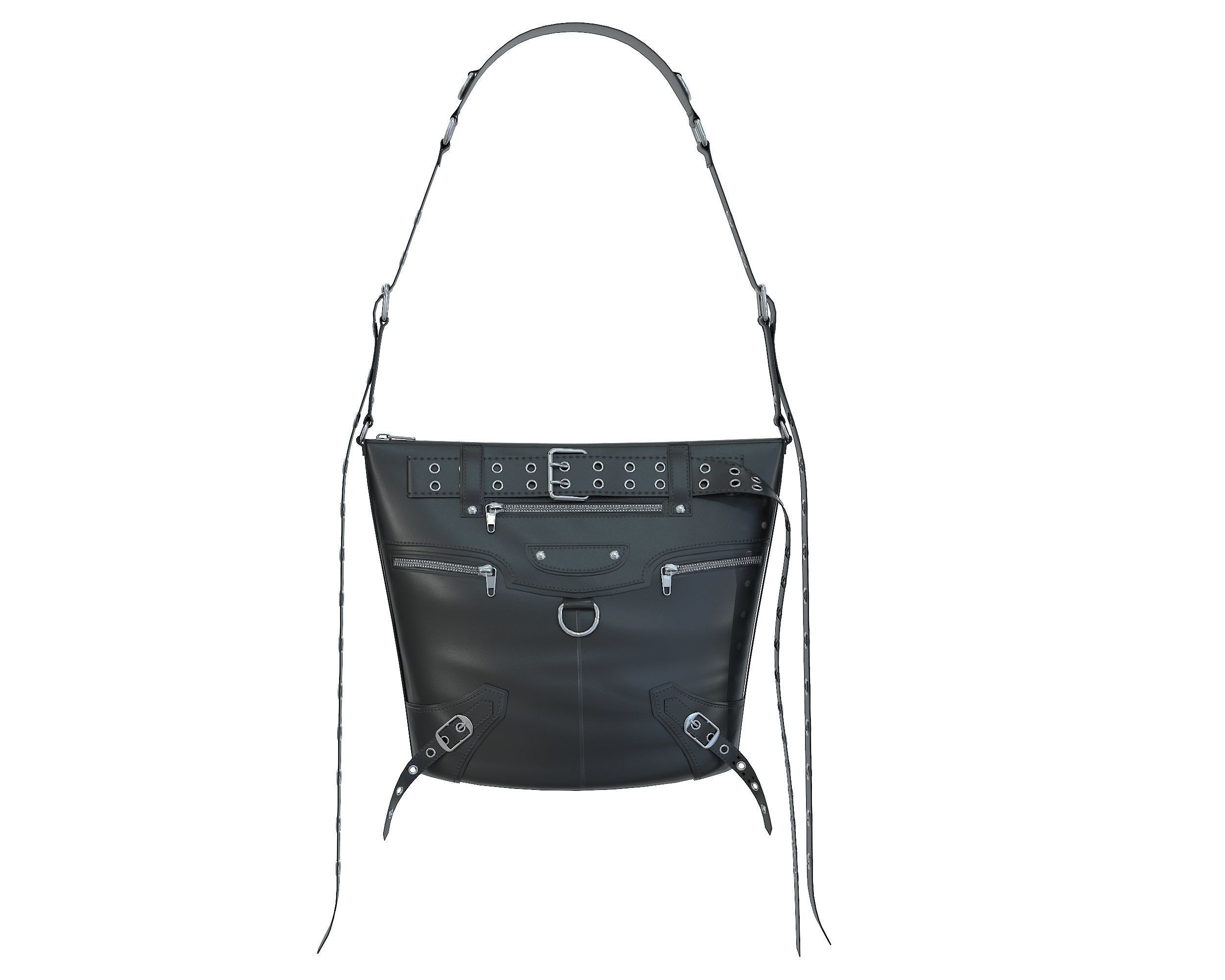 3D model Balenciaga Emo Bucket Bag VR / AR / low-poly | CGTrader