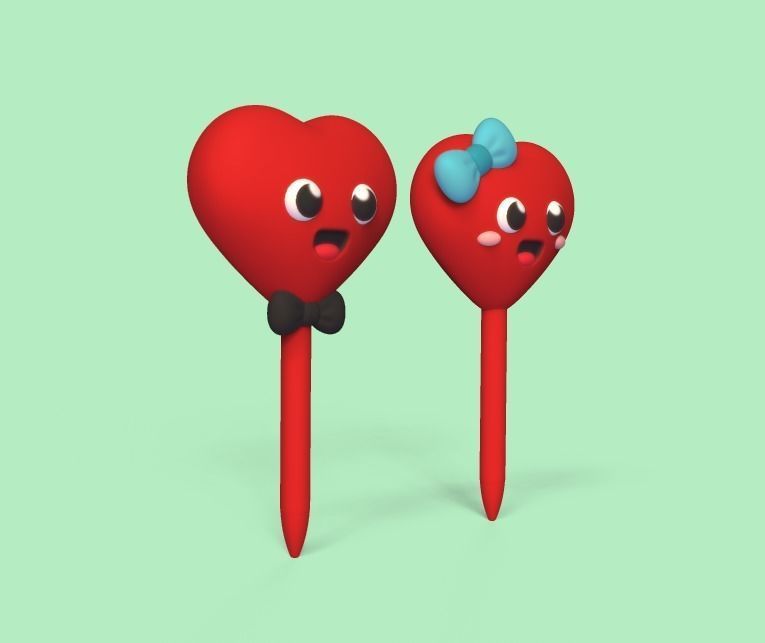 Heart Topper 3D model 3D printable | CGTrader