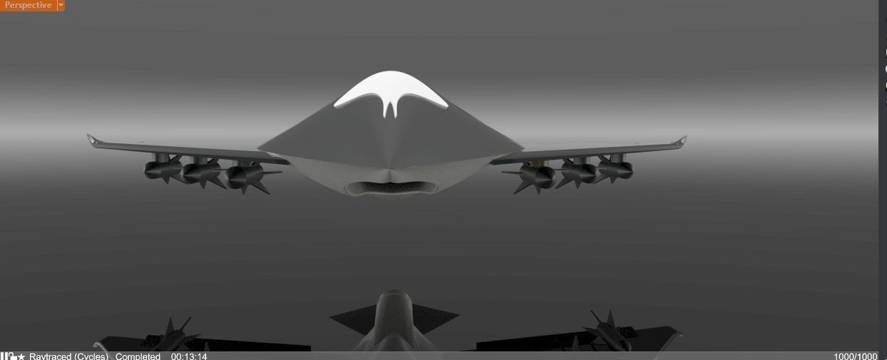 fighter war plane 3d 3ds rhino obj 3D model | CGTrader